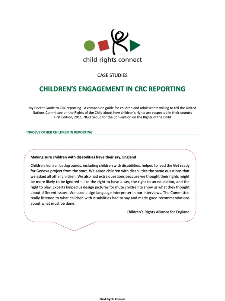 Publications for children – Child Rights Connect