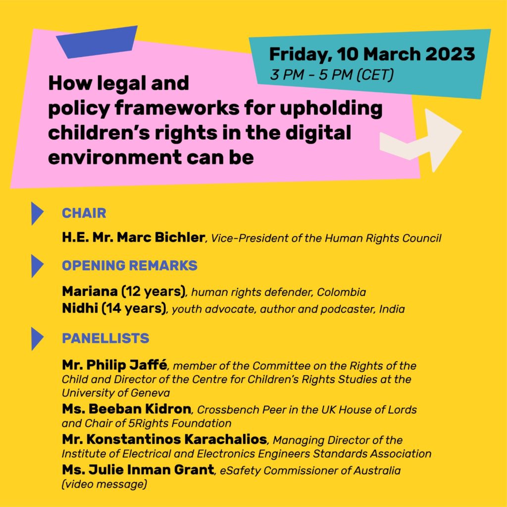 UN’s 2023 Annual Day on the Rights of the Child will discuss the rights ...