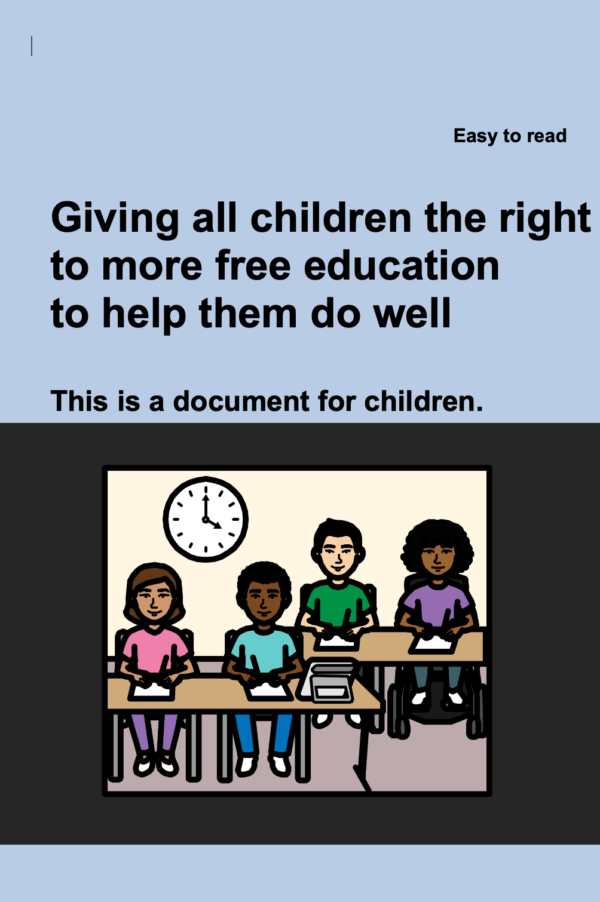 CRC Optional Protocol on free pre-primary and secondary education ...